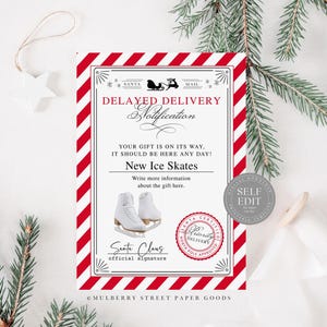 Editable Delayed Gift Certificate Canva Template Digital Download ...