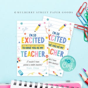 Editable Back to School Teacher Gift Tag Printable School Treat Tag ...