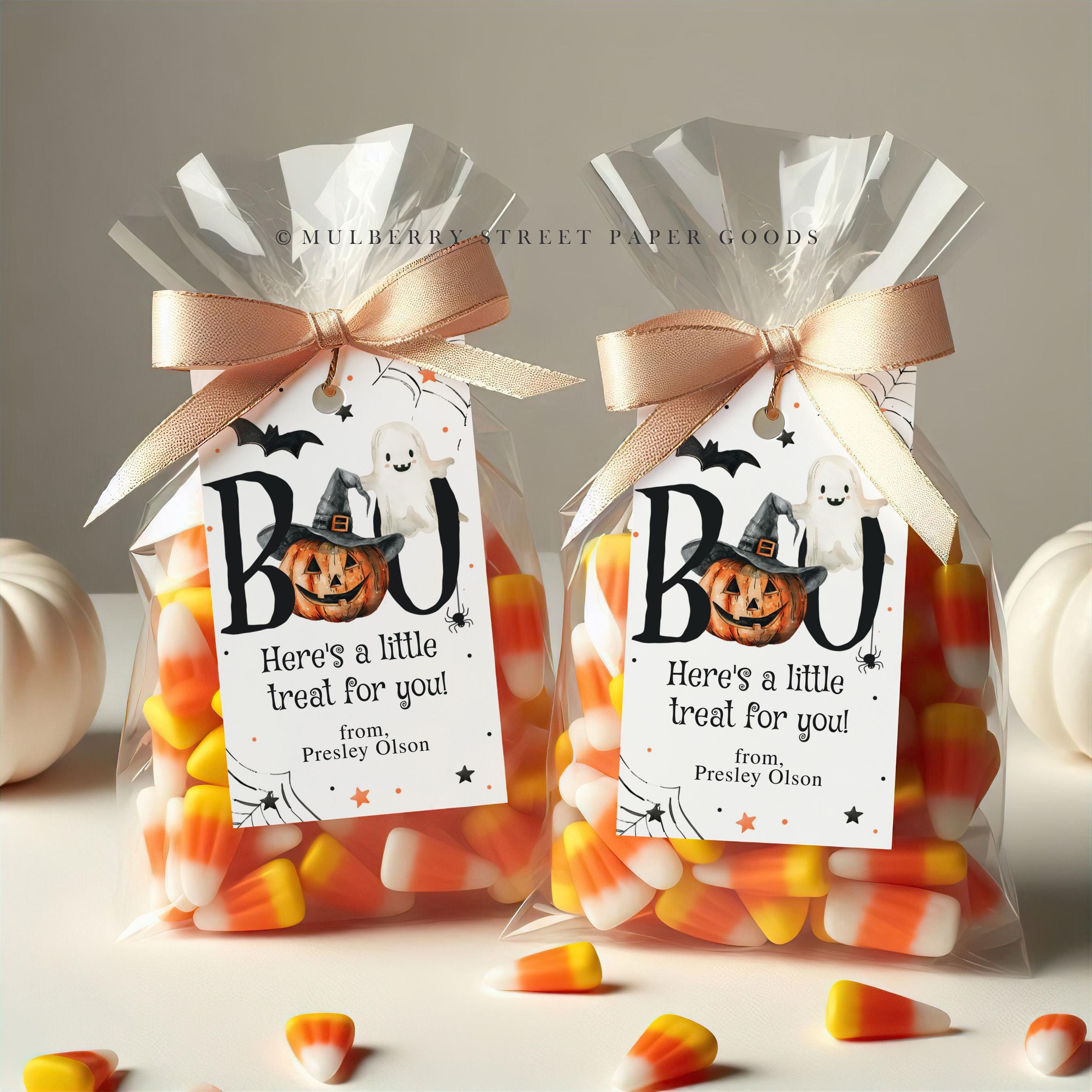 Editable Halloween Gift Tag Printable Instant Download Spooky Halloween ...