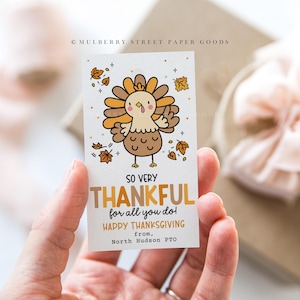 Editable Thanksgiving Gift Tag Printable so Very Thankful for All You ...