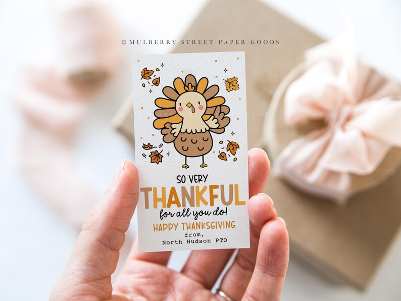 Editable Thanksgiving Gift Tag Printable so Very Thankful for All You ...
