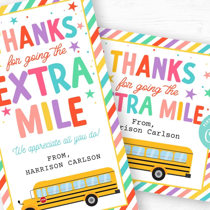 Bus Driver Thank You - Etsy