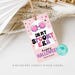 Printable Halloween Gift Tag Pink Halloween Treat Tag Spooky Era Ghost ...
