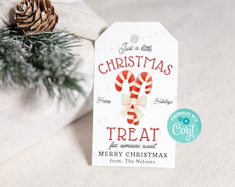 Printable Hot Cocoa Christmas Gift Tag Hot Chocolate Treat - Etsy