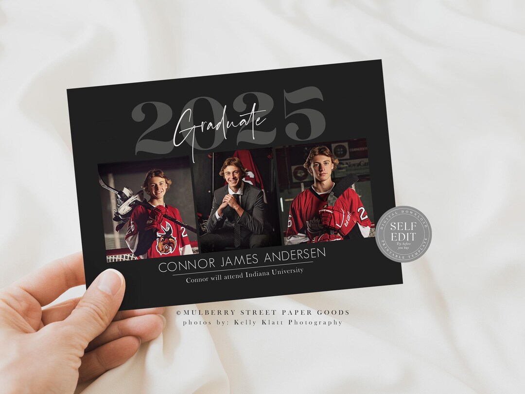 Editable Graduation Announcement Template Class of 2025 Graduation ...