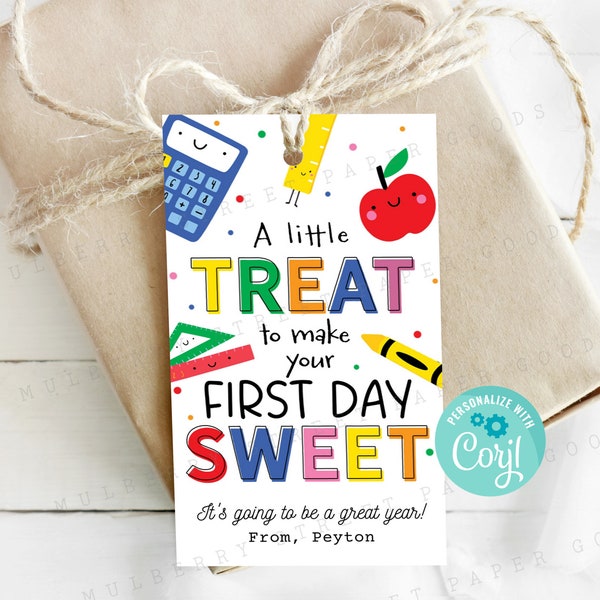 First Day of School Printable - Etsy