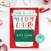 Printable Sending You a Cup of Cheer Gift Card Holder, Christmas Coffee ...