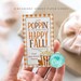 Fall Popcorn Gift Tag Template Printable Just Poppin by Happy Fall ...