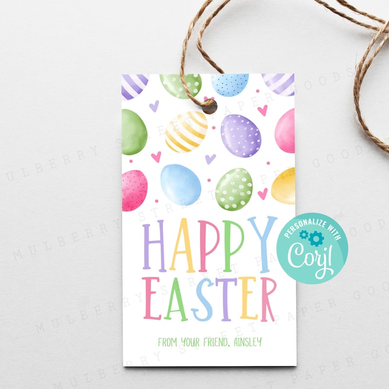 Easter Egg Gift Tag - 60+ Gift Ideas for 2025