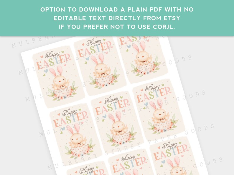 Printable Easter Treat for Somebunny Sweet Card, Instant Download Happy ...