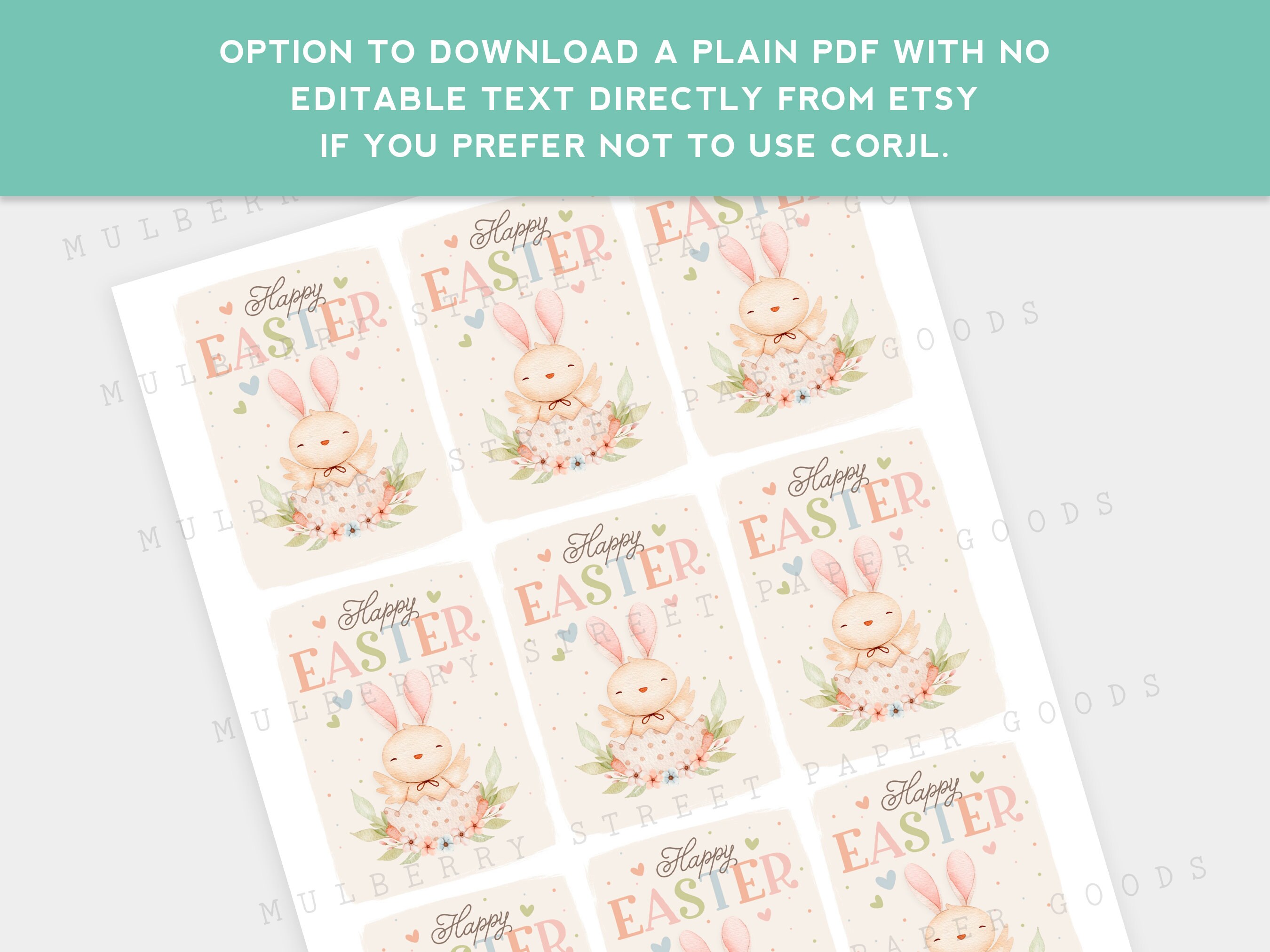 Printable Easter Treat for Somebunny Sweet Card, Instant Download Happy ...