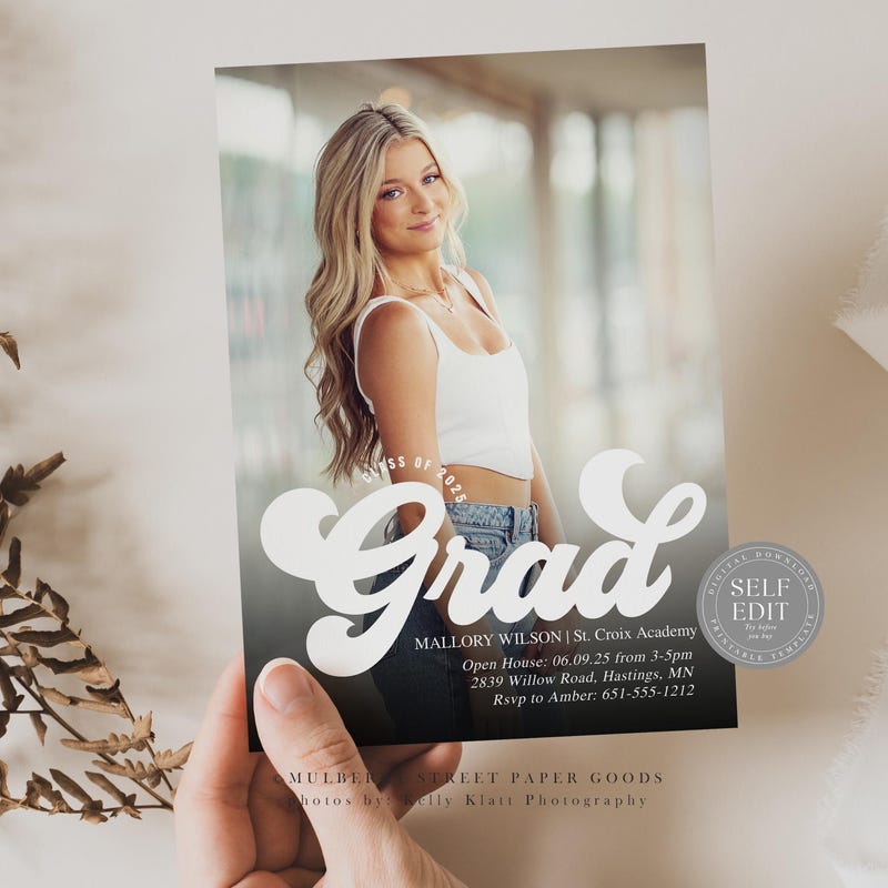 Graduation Open House Invitations - Etsy