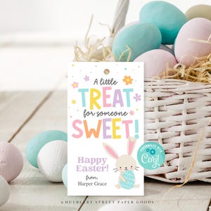 Easter Gift Tag Printable Digital Download A Little Treat for Someone ...