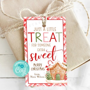 Printable Gingerbread House Little Treat for Someone Sweet Gift Tag ...
