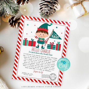 Editable Elf Arrival Letter Template Digital Download Personalized ...