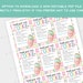 Paint Your Own Easter Cookie Instructions Printable Tag, Easter ...