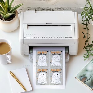 Halloween Play Dough Printable Gift Card Holder Halloween Party Favor ...