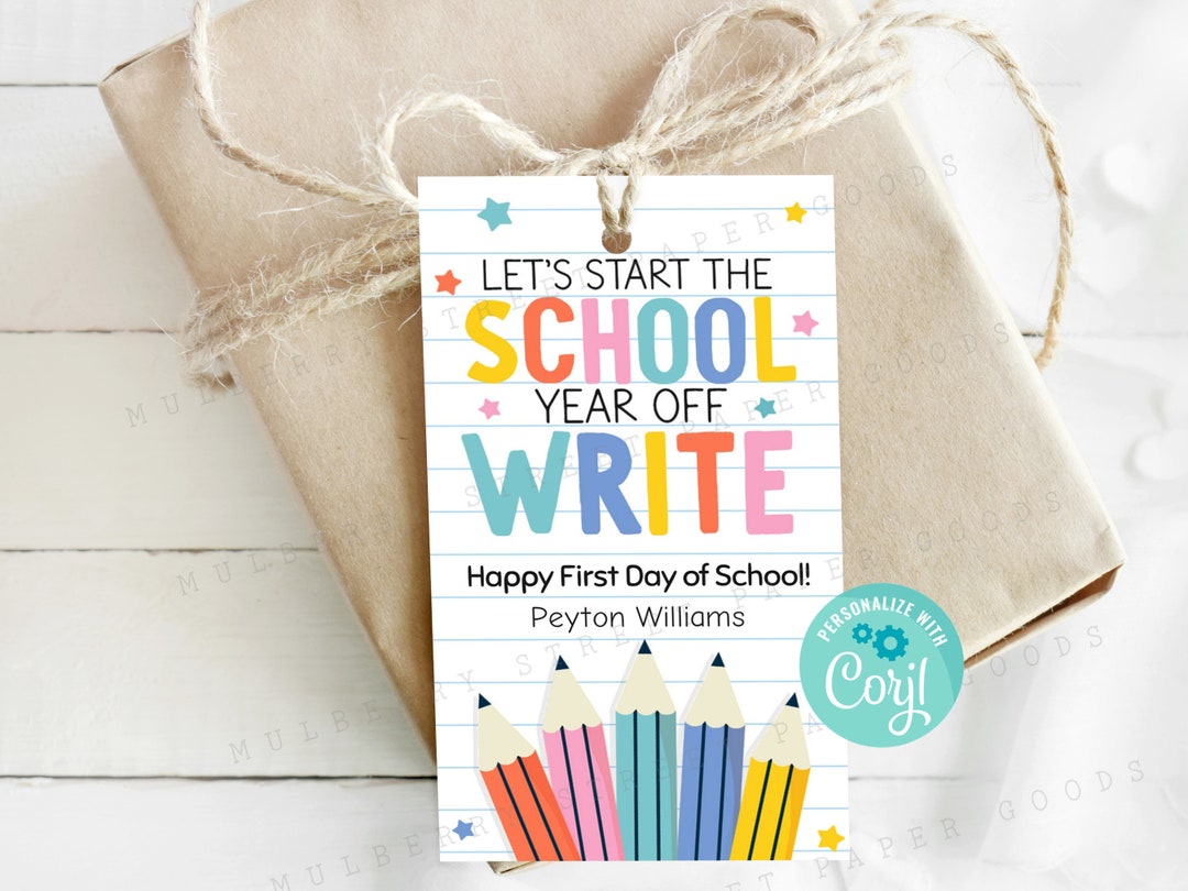 Let's Start the School Year off Write, Welcome Back to School Pencil ...