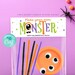 Halloween Make Your Own Monster Bag Topper Halloween Party Favor Build ...