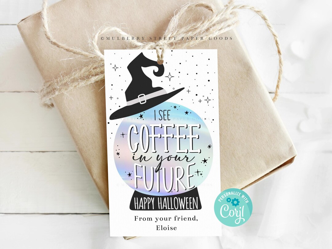 Editable Halloween Gift Tag Printable Halloween Teacher Staff ...