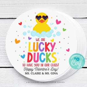 Printable I Am A Lucky Duck to Have a Friend Like You Valentine's Day ...