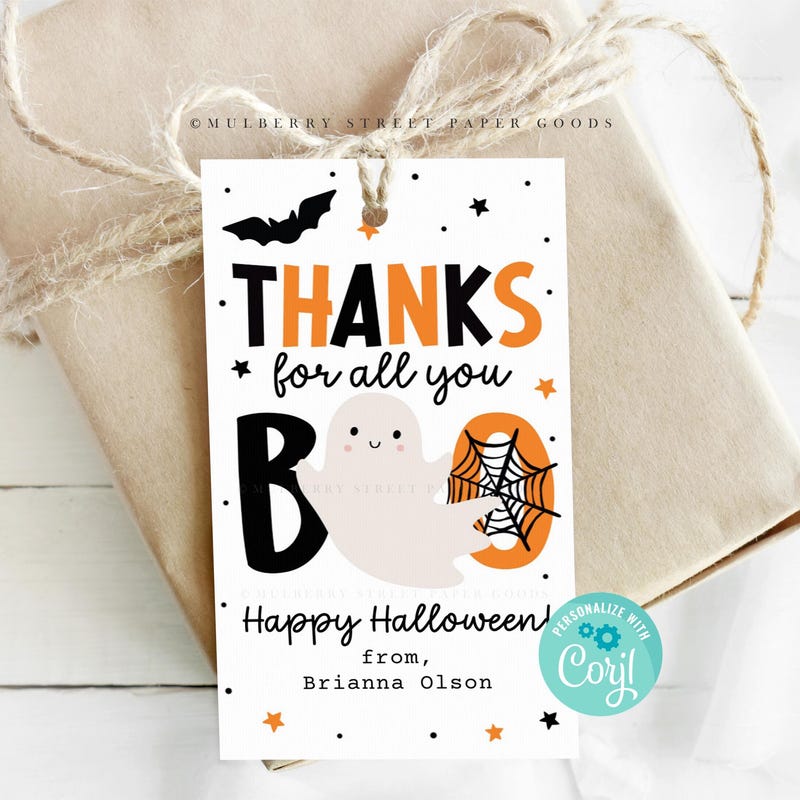 Thank You Halloween Digital - Etsy UK