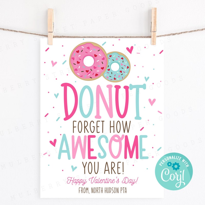 Donut Printable - Etsy