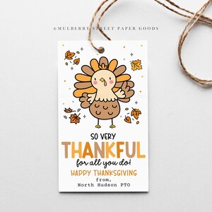 Editable Thanksgiving Gift Tag Printable so Very Thankful for All You ...