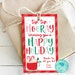 Printable Sip, Sip Hooray Wishing You a Happy Holiday Gift Tag, Hot ...