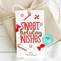 Holiday Baking Gift Tags: Printable Christmas Cookie Exchange Labels ...