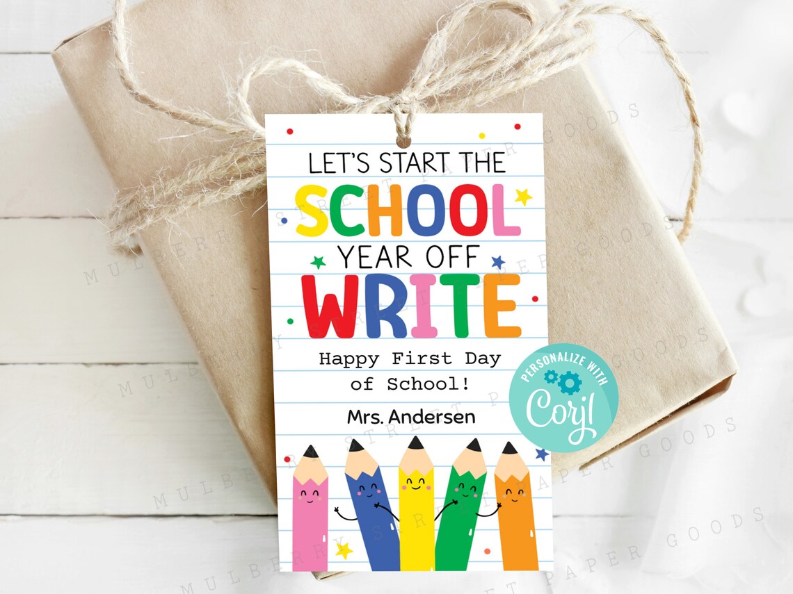 Let's Start the School Year off Write Colorful Cute Pencils Back to ...