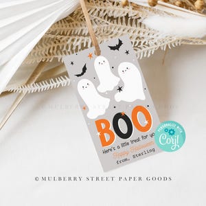 Halloween Printable Halloween Party Favor Tag Little Treat Boo Tag ...