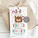 Editable Christmas Gift Tag Printable for Coffee Hot Cocoa - Etsy