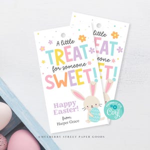 Easter Gift Tag Printable Digital Download A Little Treat for Someone ...