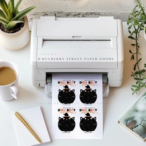 Halloween Play Dough Holder Printable Cute Cat Have Doh Best Halloween ...