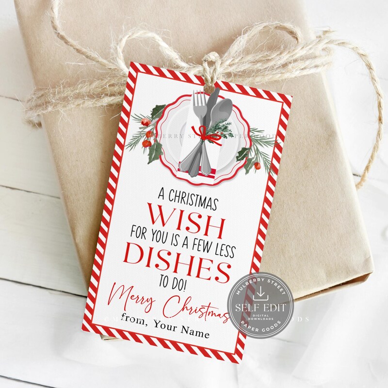 Christmas Dinner Paper Plates - Etsy