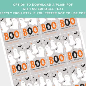 Halloween Printable Halloween Party Favor Tag Little Treat Boo Tag ...
