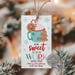 Coworker Christmas Gift Tag Printable Digital Download Canva Template ...