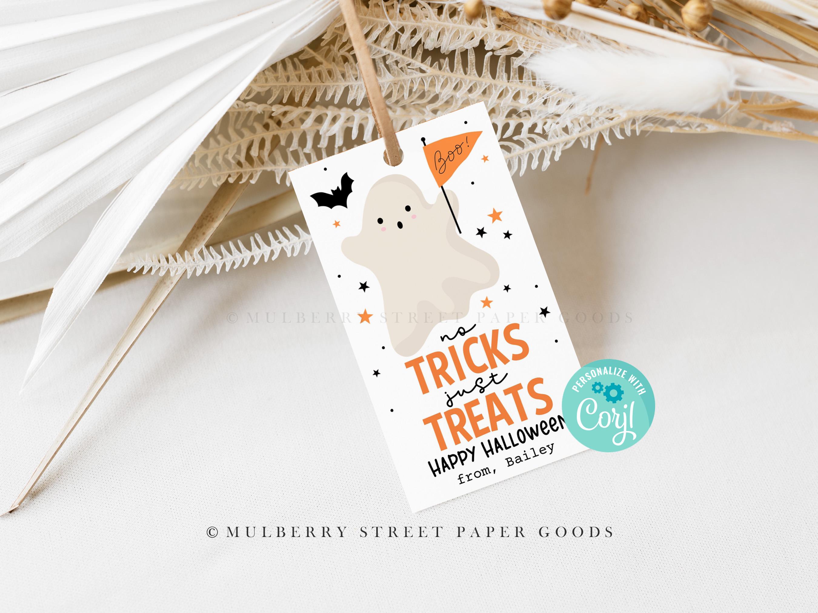 Editable Halloween Printable Tag Halloween Party Favor Treat Tag Kids ...