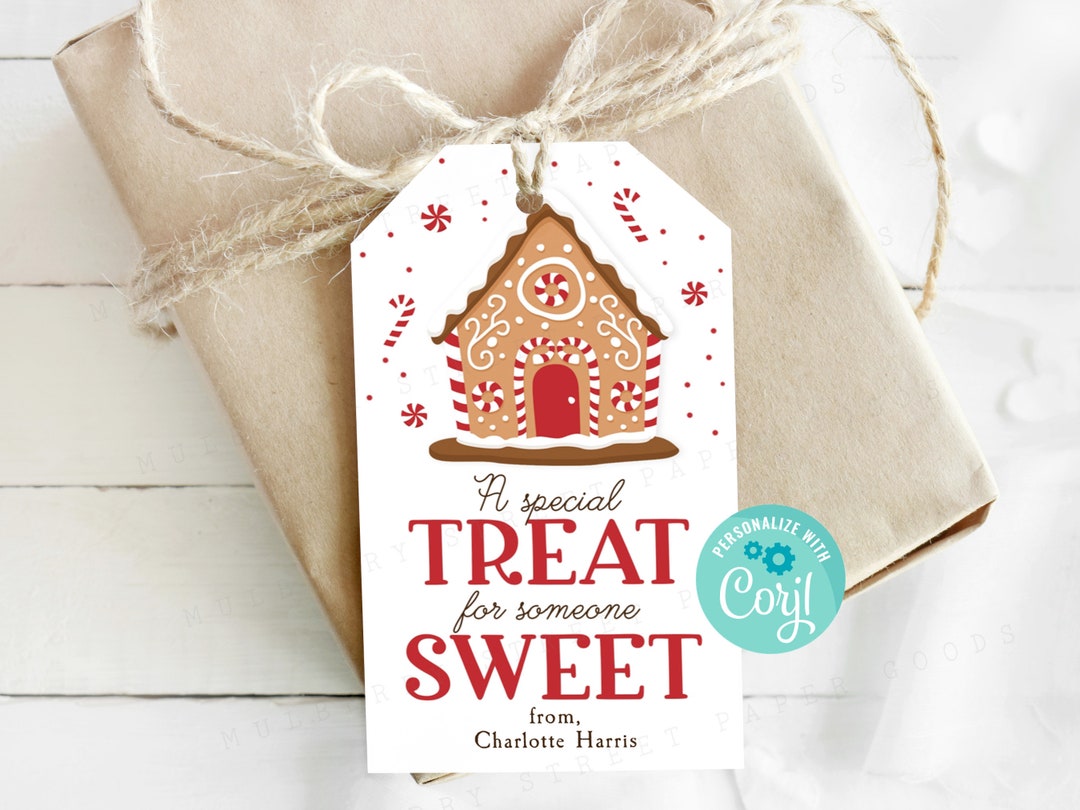 Printable A Special Treat for Someone Sweet Christmas Gift Tag ...