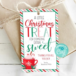 A Little Treat for Someone Sweet Printable Christmas Gift Tag, Hot ...