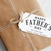 Printable Happy Father's Day Gift Tag Customizable - Etsy