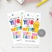 Printable Back to School Gift Tags Canva Template Cute Pencil First Day ...