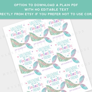 Printable You Are A Fintastic Friend Valentine's Day Card Kids ...