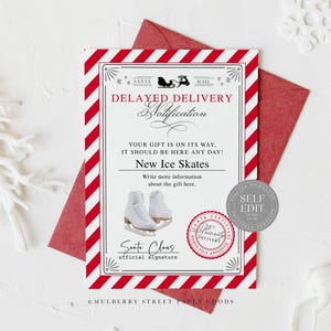 Editable Delayed Gift Certificate Canva Template Digital Download ...
