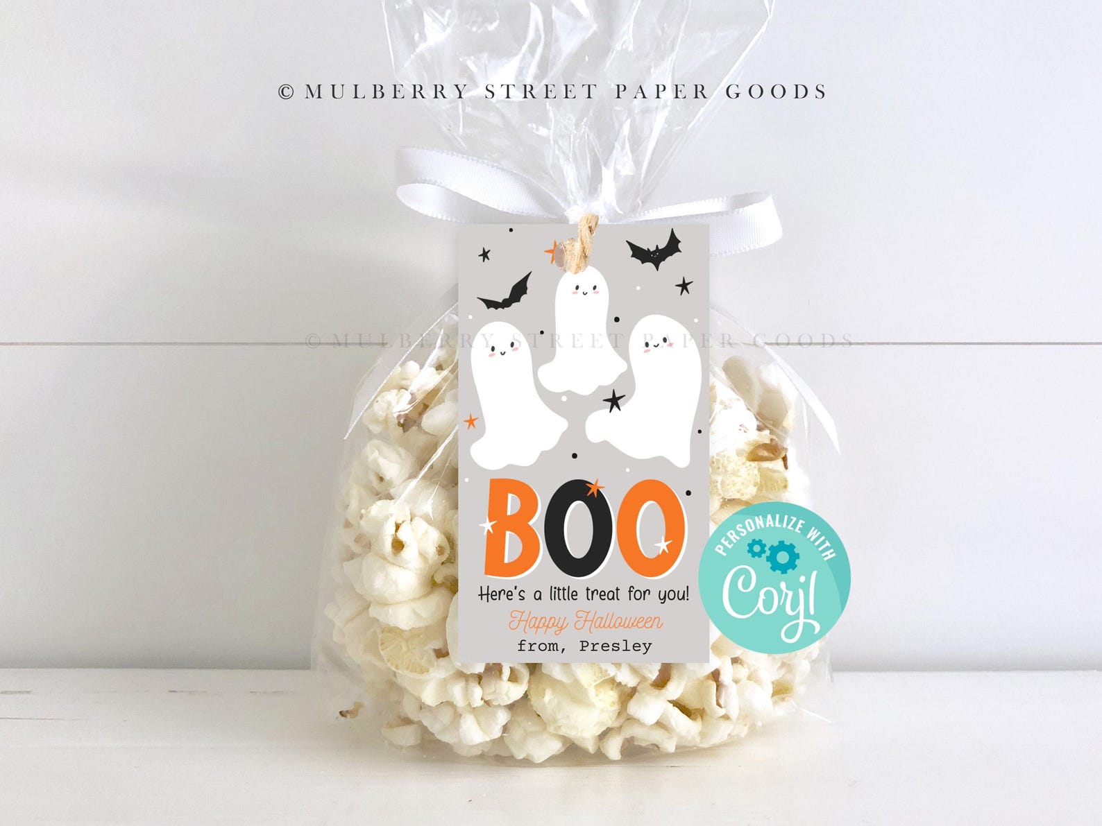 Halloween Printable Halloween Party Favor Tag Little Treat Boo Tag ...