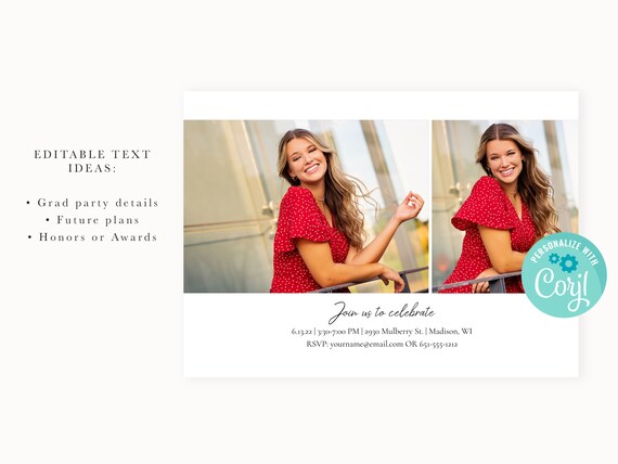 Paper & Party Supplies Templates Design & Templates Graduation ...