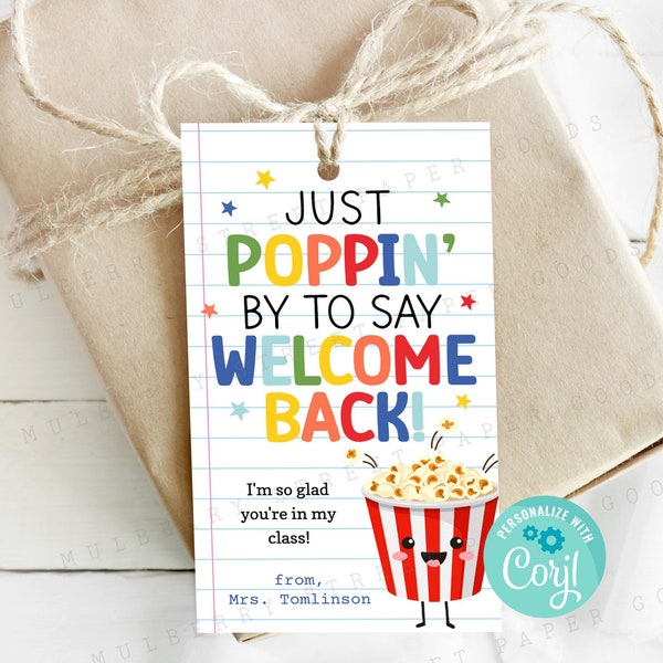 Popcorn Back to School - Etsy