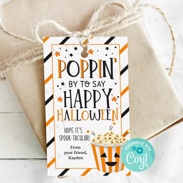 Popcorn Tags - Etsy