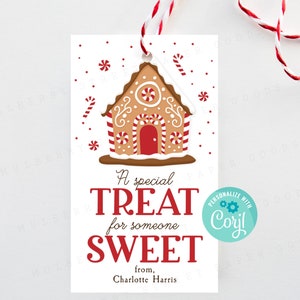 Printable A Special Treat for Someone Sweet Christmas Gift Tag ...